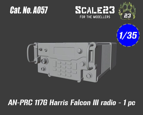 Scale23 35-A057 AN-PRC 117G Harris Falcon III radio - 1 pc
