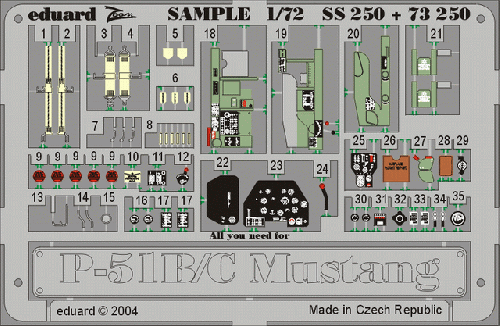 Eduard SS250 P-51B/C Academy