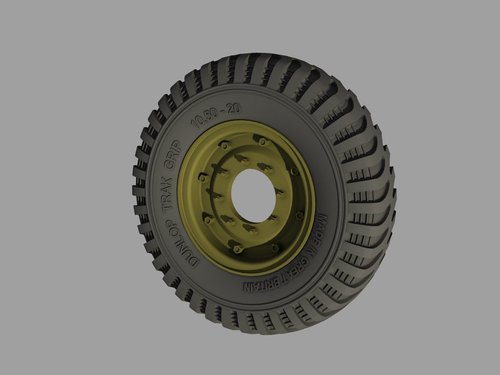 PanzerArt RE35-264 Humber Mk IV AC Road Wheels (Dunlop)