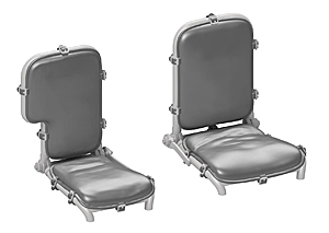 SBS Model 3D026 Seats For Sd.Kfz. 250 (For Dragon/Das Werk)