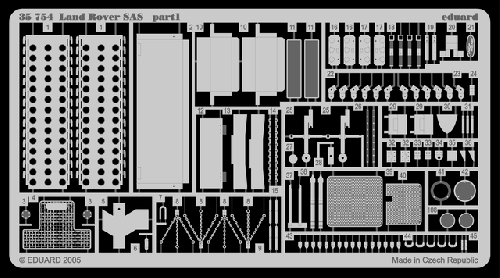 Eduard 35754 Land Rover SAS Tamiya