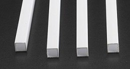 Plastruct 90625 Kształt # 9,5mm x 9,5mm x 0,6mm - 375mm 1szt / 1 piece