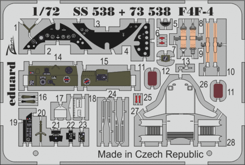 Eduard SS538 F4F-4 AIRFIX 02070