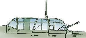 Falcon Model 9136 Junkers Ju-87 B/R Stuka'Canopy - 2 pcs (designed to be used with Fujimi kits)