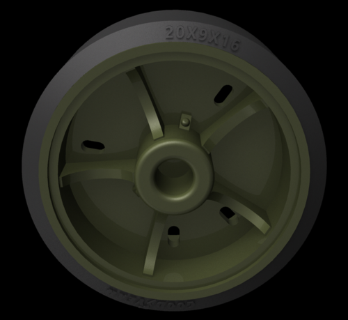 PanzerArt RE35-633 M4 “Sherman” Road wheels Pattern No3
