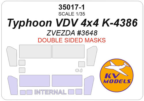 KV Models 35017-1 Typhoon VDV 4x4 K-4386 (Double-Sided)