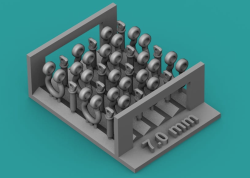 EMP3D 99030309 Szekle okrągłe Omega 7mm - 10 sztuk
