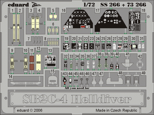 Eduard SS266 SB2C-4 Academy
