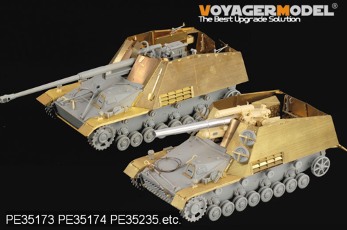 VoyagerModel.Co.Ltd PE35173 WWII Nashorn / Hornisse / Hummel Fenders and Floor