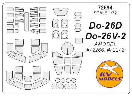 KV Models 72694 Do-26D / Do-26V-2 (AMODEL)