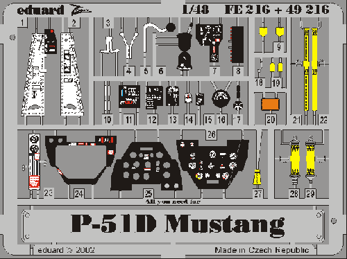 Eduard FE216 P-51D Tamiya