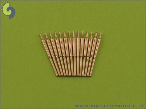 Master SM-400-002 British 4in/45 (10.2 cm) QF HA Marks XVI barrels (14pcs) - used on most British warships, also on rearmed Polish Destroyer Blyskawica