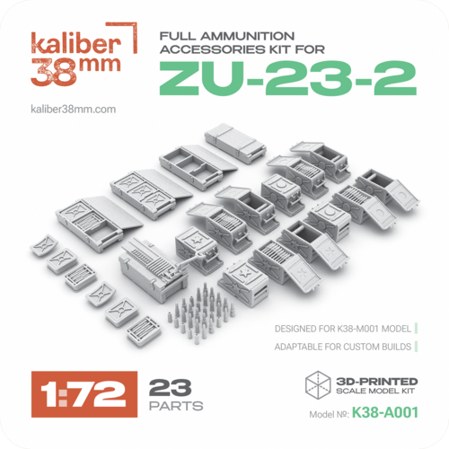 kaliber38mm K38-A001 ZU-23-2 - Full Ammunition Accessories Kit