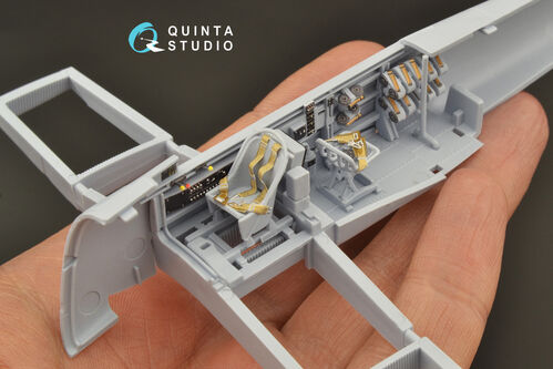 Quinta Studio QD48208 Junkers Ju-87 B-1 / B-2 / R-2 Stuka - 3D-Printed & Coloured Interior (for Airfix kits)