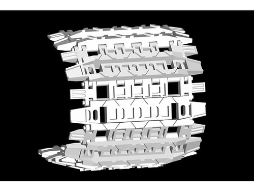 Trumpeter 02049 E-100 Track links