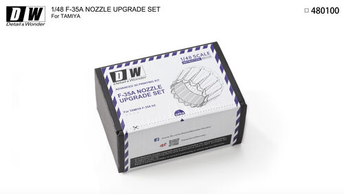 Detail and Wonder Studio 480100 Lockheed Martin F-35 A Lightning II - Nozzles (for Tamiya kits)