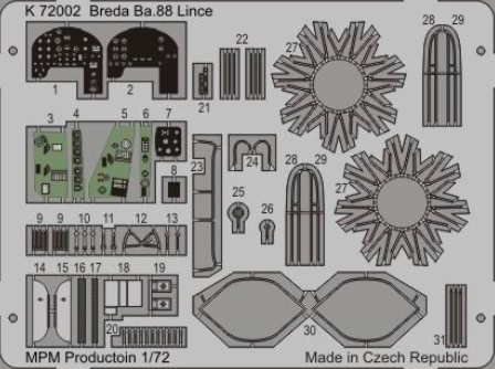 MPM K72002 Breda Ba.88 Lince
