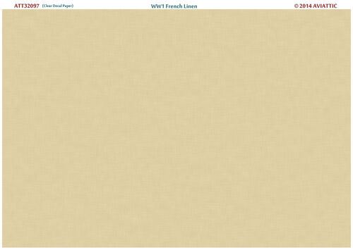 Aviattic ATT32097 French WWI linen (clear decal paper)