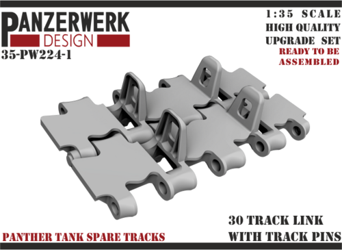 Panzerwerk Design 35-PW224-1 Panther Tank Spare Tracks