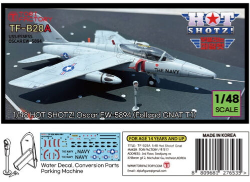 Tori Factory TF-B28A 'Hot Shotz!' Oscar EW-5894 (Folland Gnat T.1)