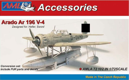 AML A72102 Arado Ar 196 V-4 - Conversion Parts (for Heller and Sword Kits)