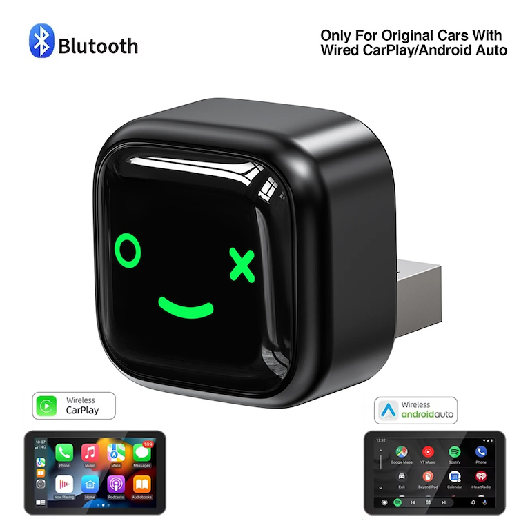 Carplay Wireless Adapter - auto M12 JWD LED
