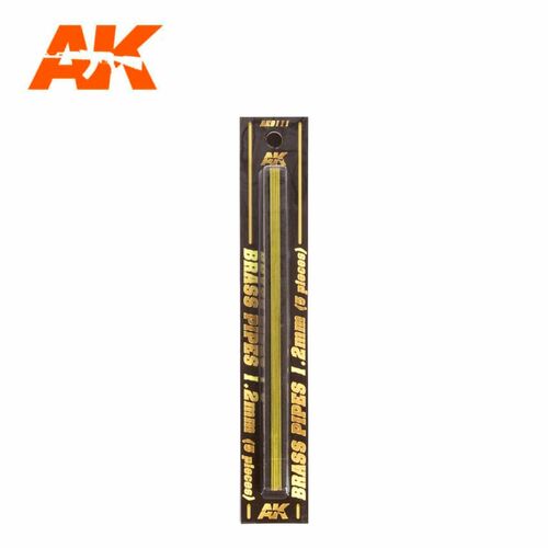 AK-Interactive 9111 BRASS PIPES 1,2mm, 5 units