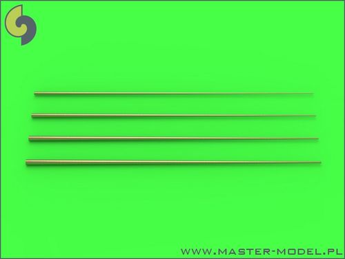 Master SM-350-089 Set of universal tapered masts No1 (length = 100mm each, diameters = 0,3/1,2mm; 0,4/1,5mm; 0,5/1,8mm; 0,6/2mm)