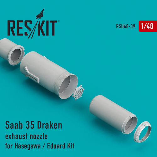 RES/KIT U48-0039 Saab 35 Draken exhaust nozzle for Hasegawa / Eduard Kit