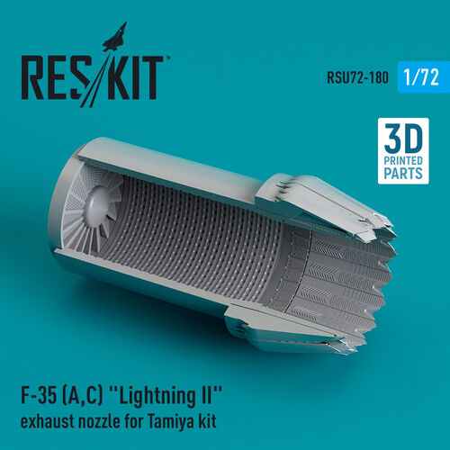 RES/KIT U72-0180 F-35 (A, C) 'Lightning II' Exhaust Nozzle For Tamiya Kit