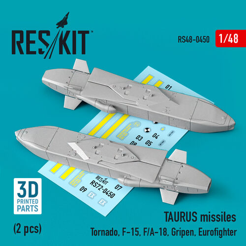 RES/KIT 48-0450 TAURUS Missiles (2 pcs) (Tornado, F-15, F/A-18, Gripen, Eurofighter)