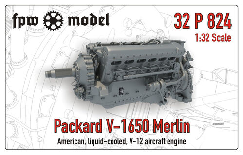 FPW Model 32P824 Packard V-1650 Merlin