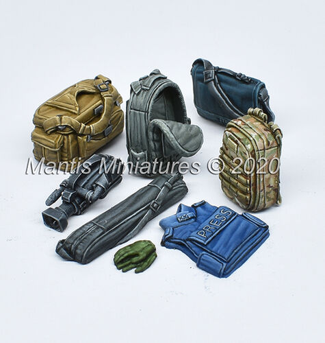 Mantis Miniatures MAC23 TV / PRESS Accessories