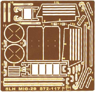 Part S72-117 Airfield-accessories for MiG-29 Italeri