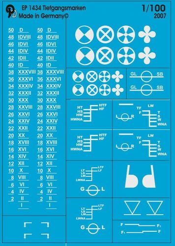 Peddinghaus-Decals 1434 Deep Markings For Ships