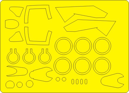 New Ware AM0473 Su-7BM / Su-7BMK kabuki masks for Modelsvit