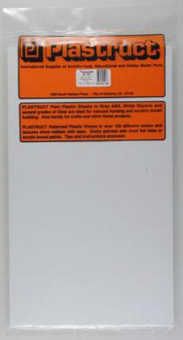 Plastruct 91103 PŁYTA 175mm x 0.8mm x 300mm biała 1szt / 1 piece