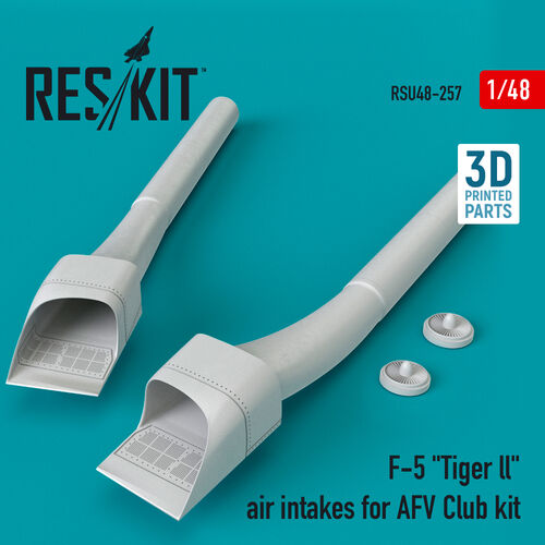 RES/KIT U48-0257 F-5 "Tiger ll" air intakes for AFV Club kit