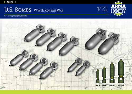 Arma Hobby 70076 U.S. Bombs WWII/Korean War