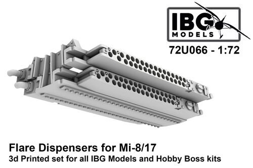 IBG 72U066 Mil Mi-8 and Mi-17 - Flare Dispensers (3D-Printed / for IBG Models and Hobby Boss kits)