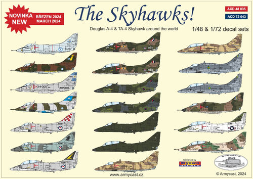 Armycast ACD72043 The Skyhawks - Douglas A-4 And TA-4 Skyhawk Around The World