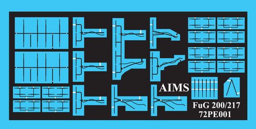 Aims 72PE01 FuG 200/217 - designed to be used with Bilek, Hasegawa, Italeri and Revell kits