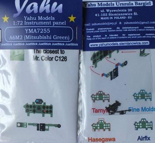 Yahu Models A7255 A6M2 Zero Tamiya / Airfix / Hasegawa / FM