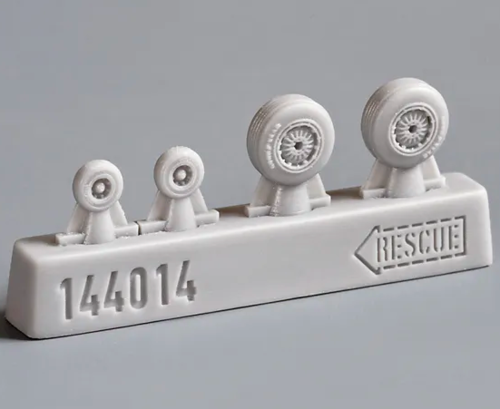Rescue Models 144014 F-4 Phantom late wheel set