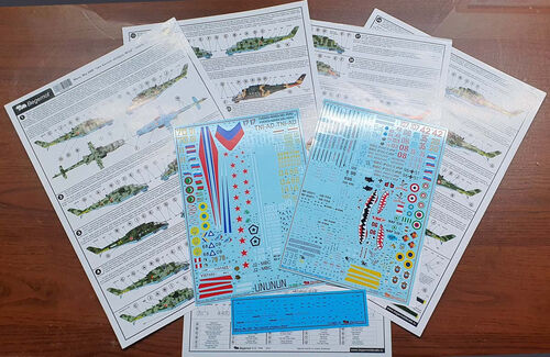 Begemot Decals 72-068 Mil Mi-24 P Decals