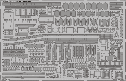 Eduard 53067 Varyag Cruiser 1/350 ZVEZDA