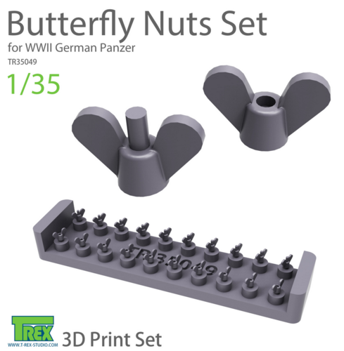 T-Rex Studio 35049 Butterfly Nuts Set for WWII German Panzer