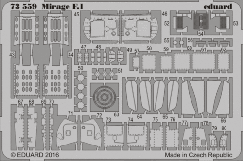 Eduard 73559 Mirage F.1 Special Hobby