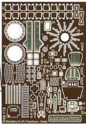 Part S48-112 Ki-43-I Hayabusa (Oscar) Hasegawa