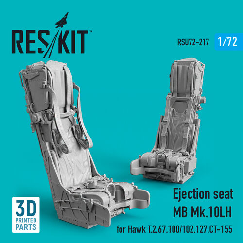 RES/KIT U72-0217 Ejection Seat MB Mk.10LH For Hawk T.2, 67, 100/102, 127, CT-155 (3D Printing)
